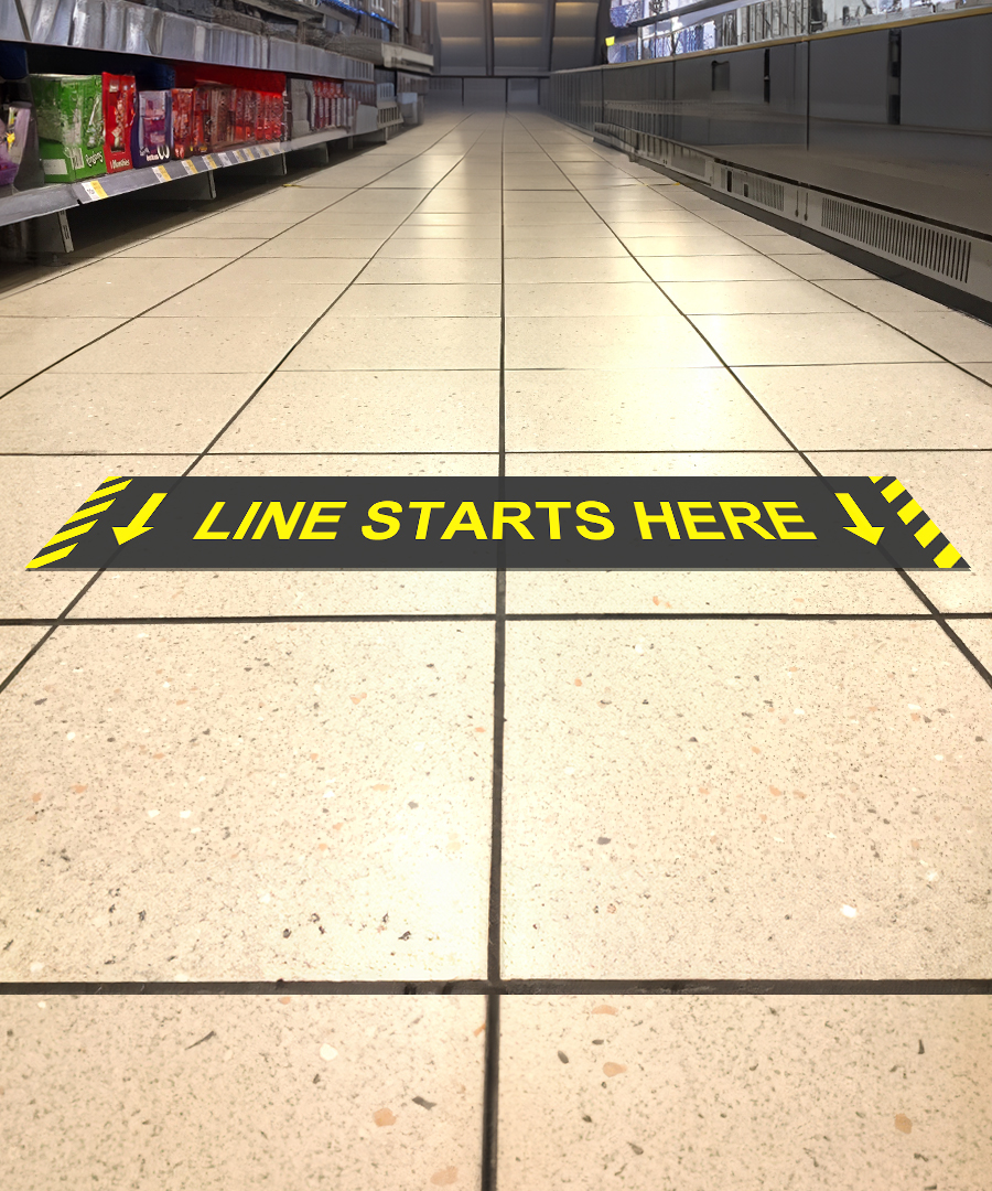 Floor Graphics - Rubber Neck Signs